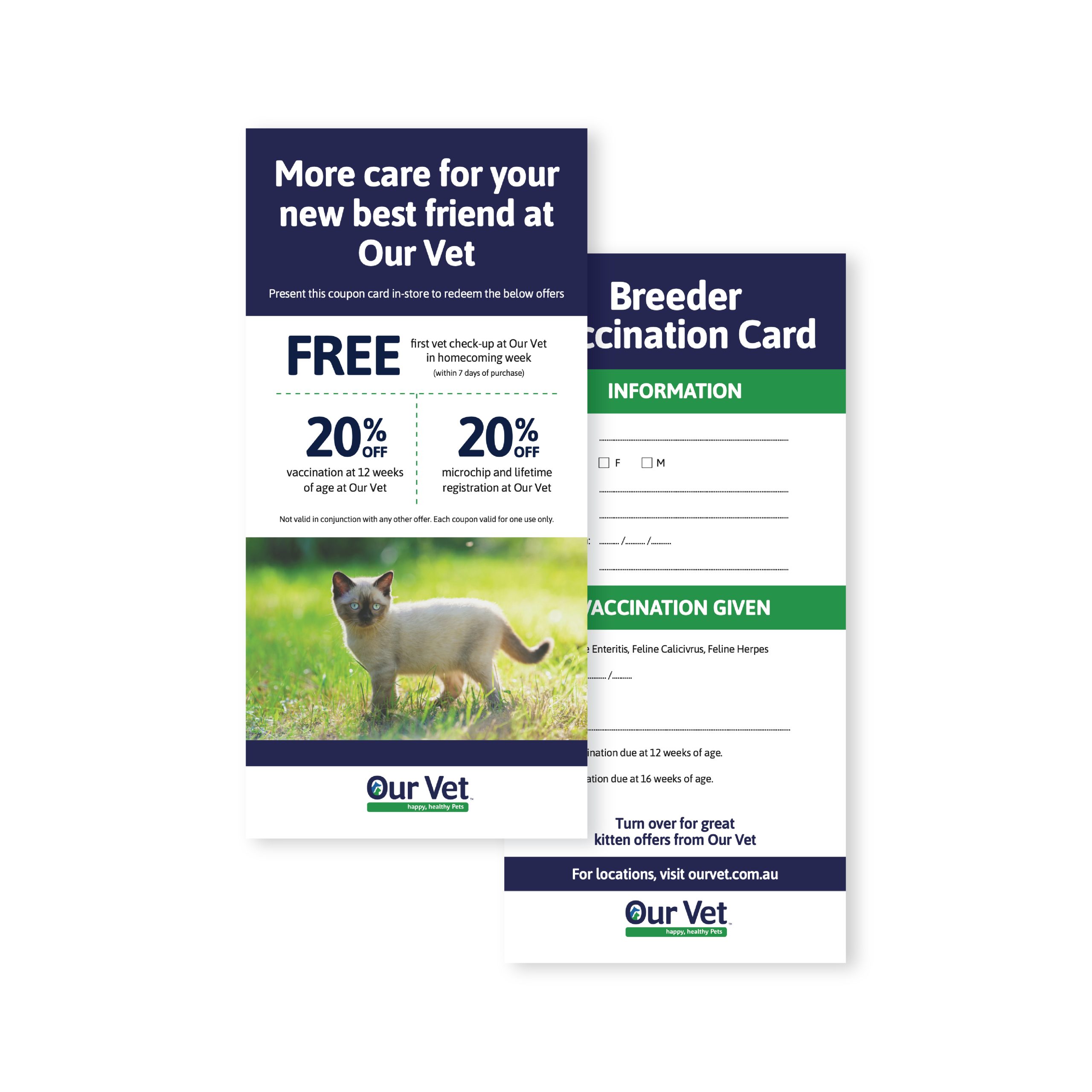 Our Vet Vaccination Cards – Cat – Best Friends