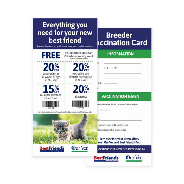 Vaccination Cards – Best Friends